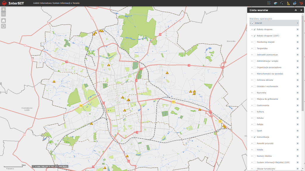 Mapy tematyczne – InterSIT