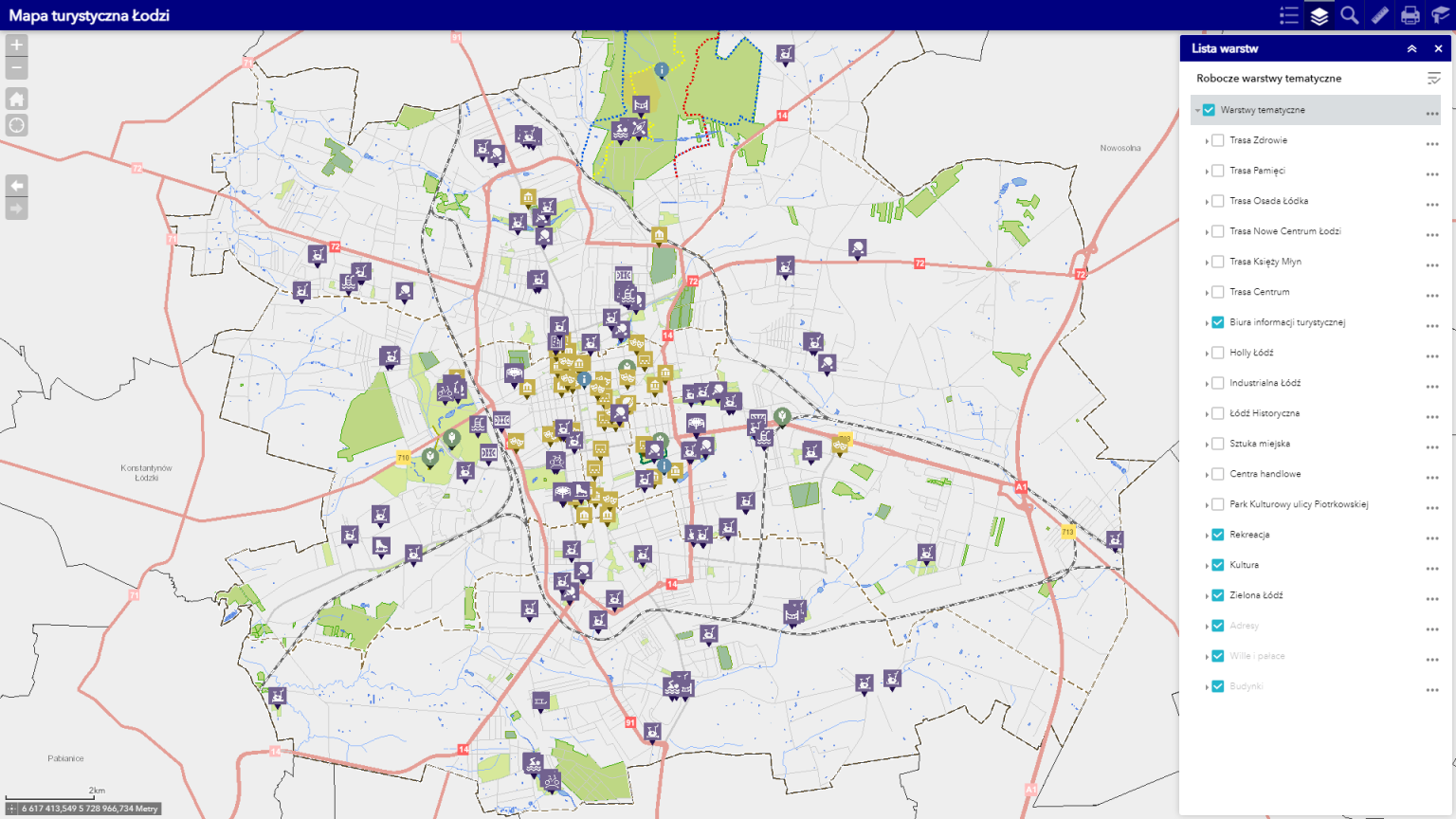 Mapy tematyczne – InterSIT